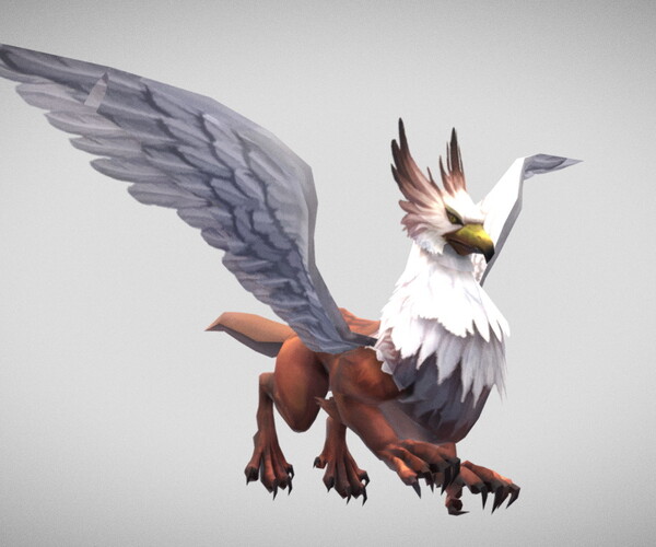 ArtStation - Dungeon Fantasy Monster - Gryphon | Game Assets