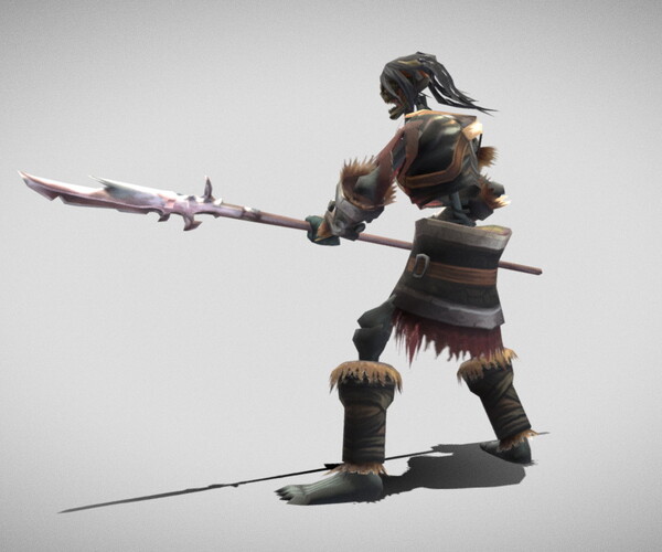 ArtStation - Dungeon Fantasy Monster - Skeleton Monk | Game Assets