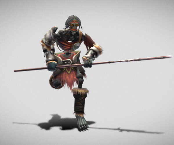 ArtStation - Dungeon Fantasy Monster - Skeleton Monk | Game Assets