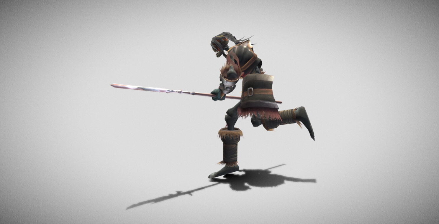 ArtStation - Dungeon Fantasy Monster - Skeleton Monk | Game Assets