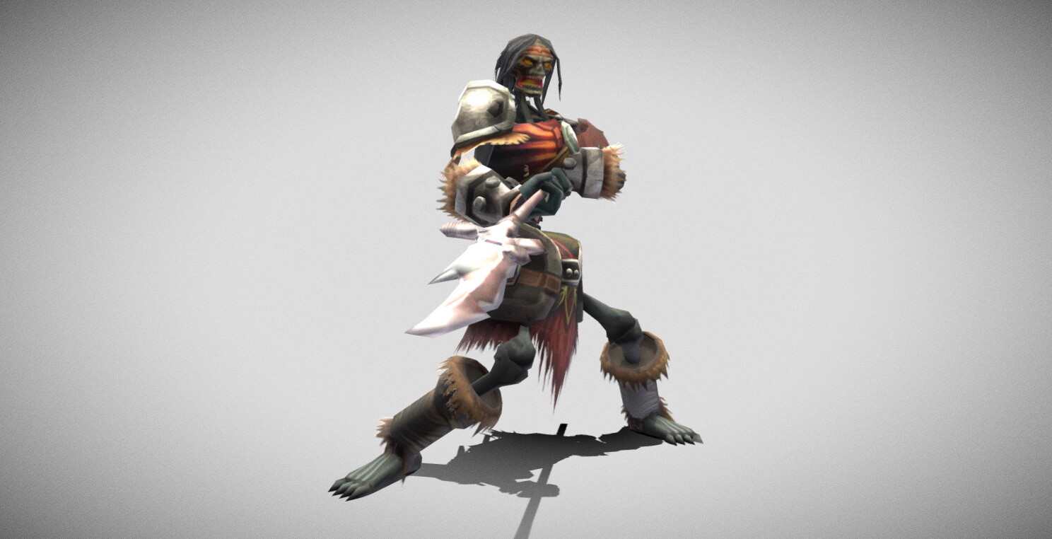 ArtStation - Dungeon Fantasy Monster - Skeleton Monk | Game Assets