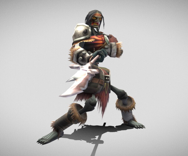 ArtStation - Dungeon Fantasy Monster - Skeleton Monk | Game Assets