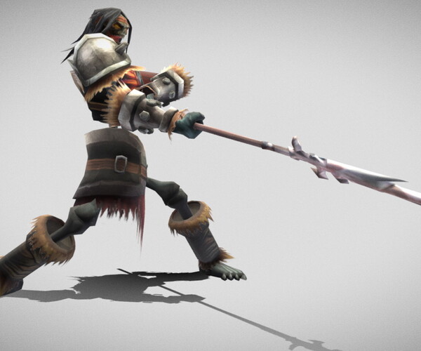 ArtStation - Dungeon Fantasy Monster - Skeleton Monk | Game Assets