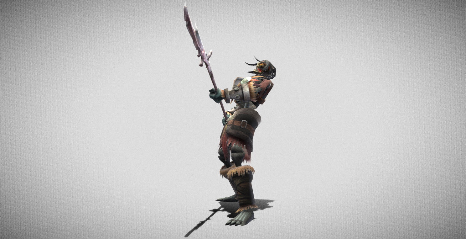 ArtStation - Dungeon Fantasy Monster - Skeleton Monk | Game Assets