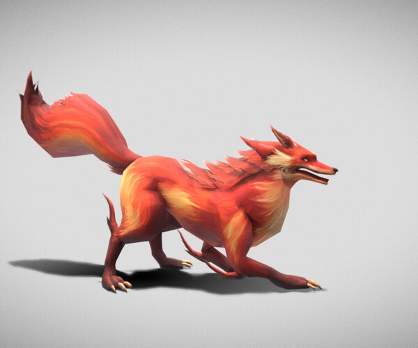 ArtStation - Dungeon Fantasy Monster - Fox | Game Assets