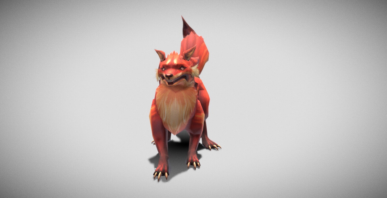 ArtStation - Dungeon Fantasy Monster - Fox | Game Assets