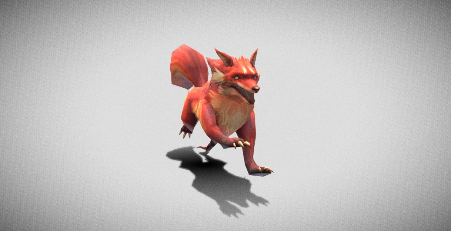 ArtStation - Dungeon Fantasy Monster - Fox | Game Assets