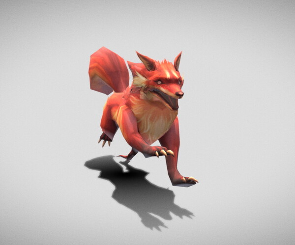 ArtStation - Dungeon Fantasy Monster - Fox | Game Assets