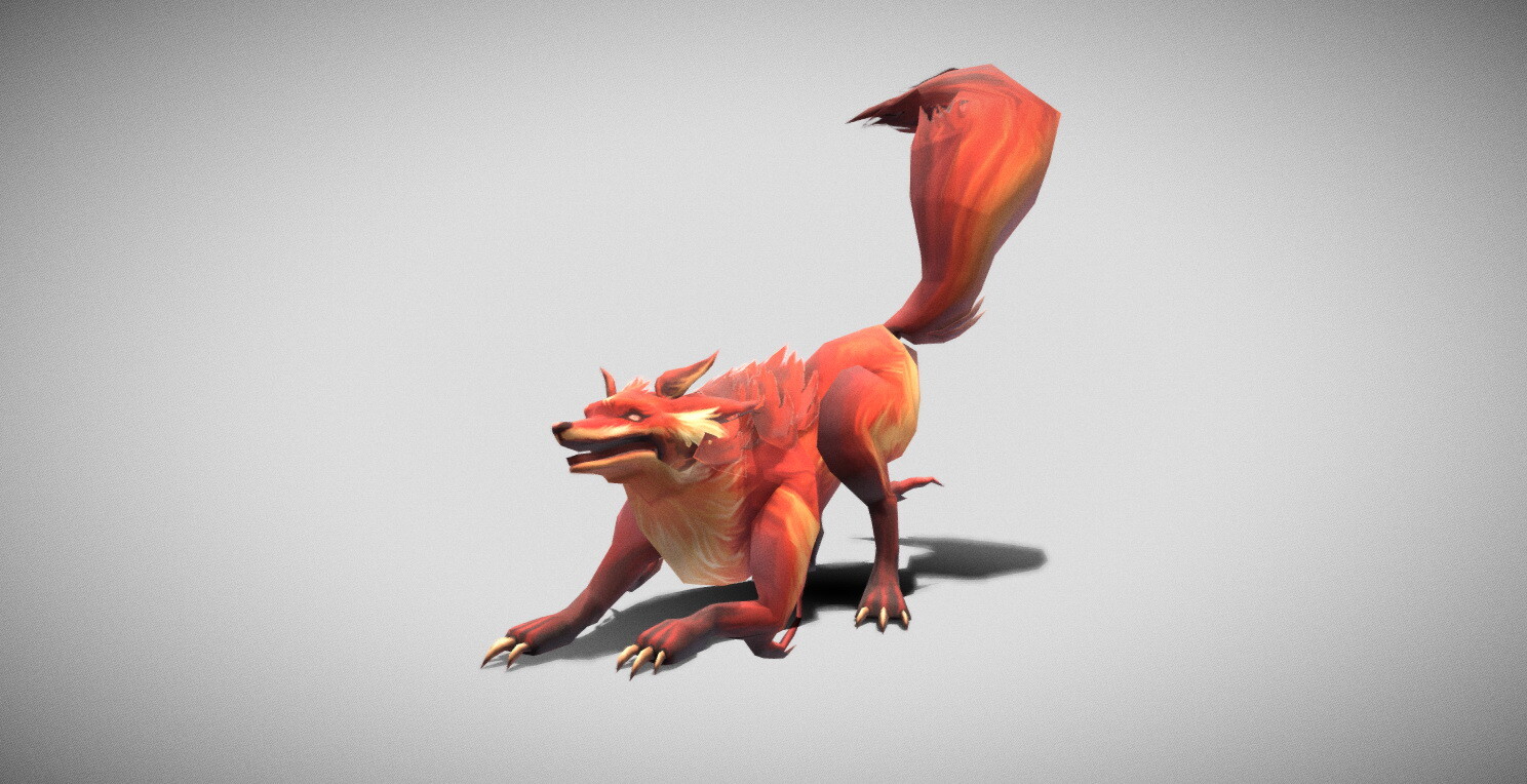 ArtStation - Dungeon Fantasy Monster - Fox | Game Assets