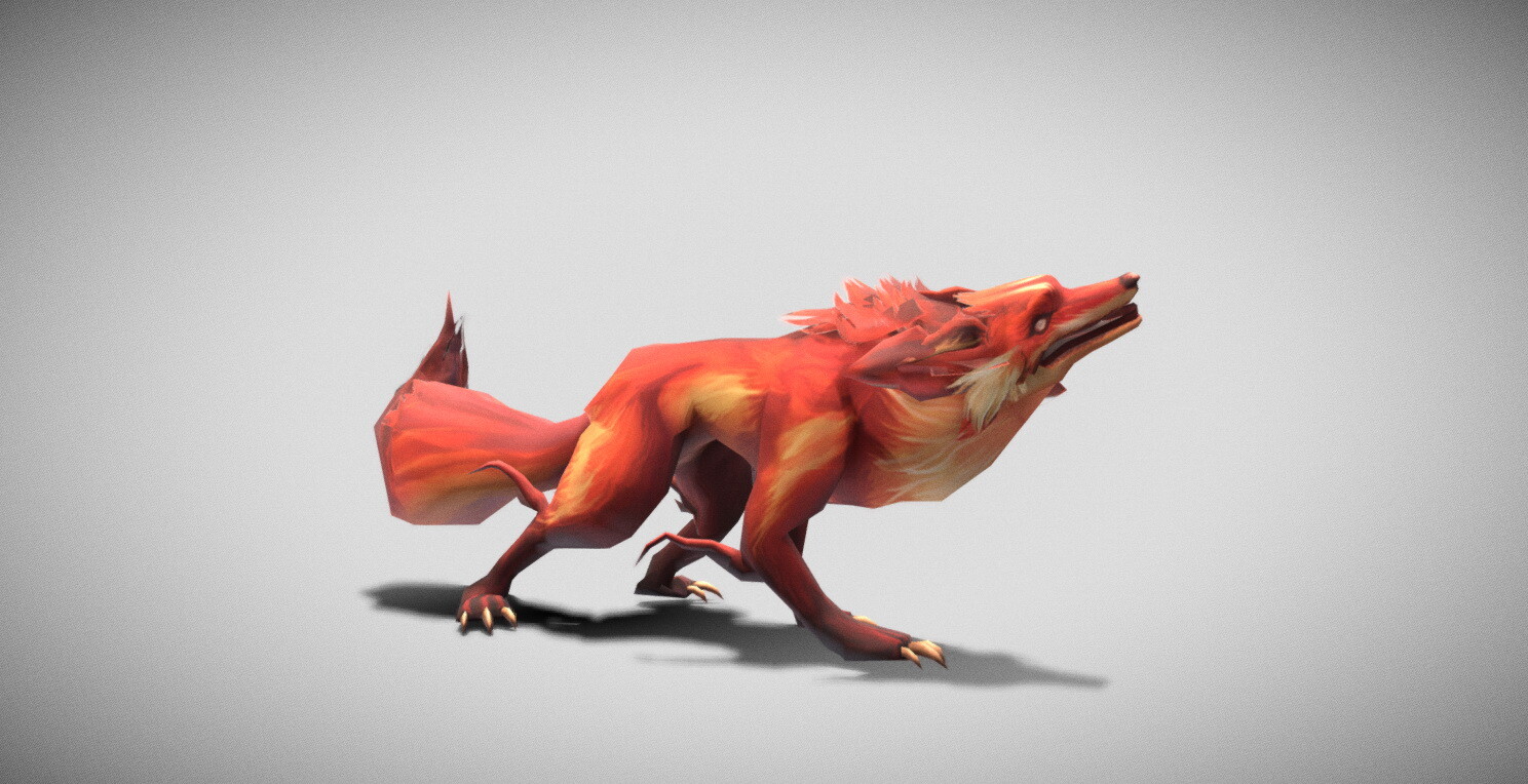 ArtStation - Dungeon Fantasy Monster - Fox | Game Assets