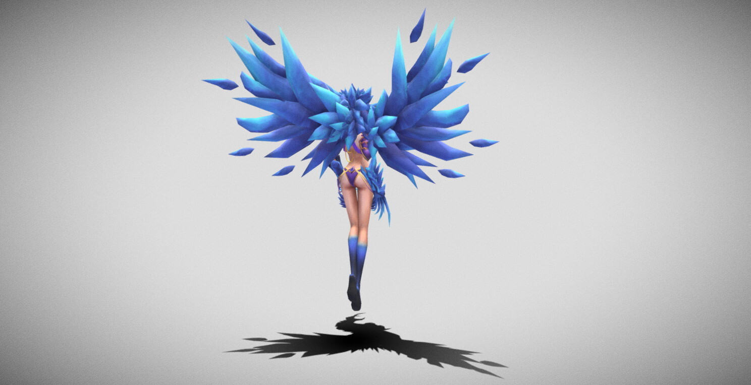 ArtStation - Dungeon Fantasy Monster - Spirit of Ice | Game Assets