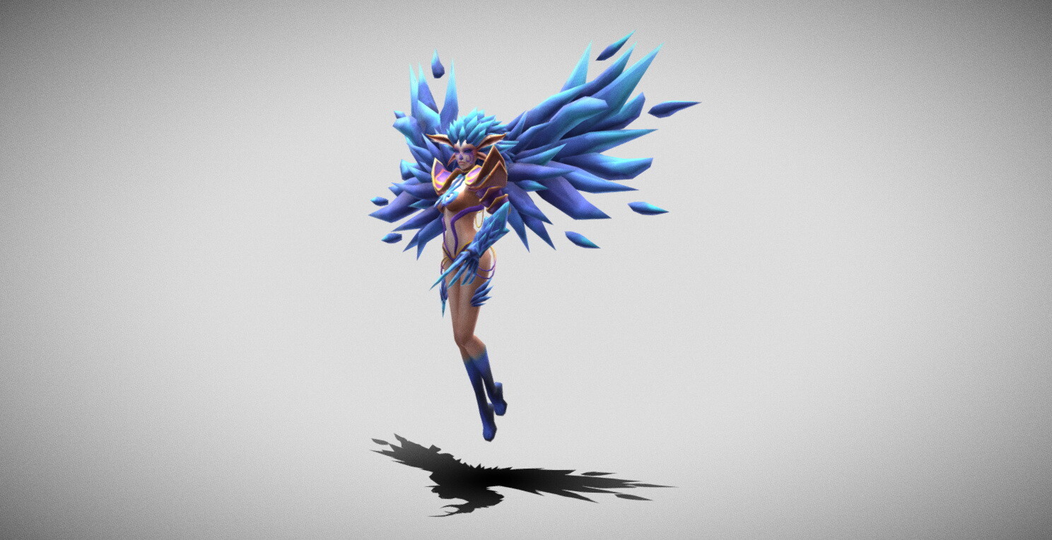 ArtStation - Dungeon Fantasy Monster - Spirit of Ice | Game Assets