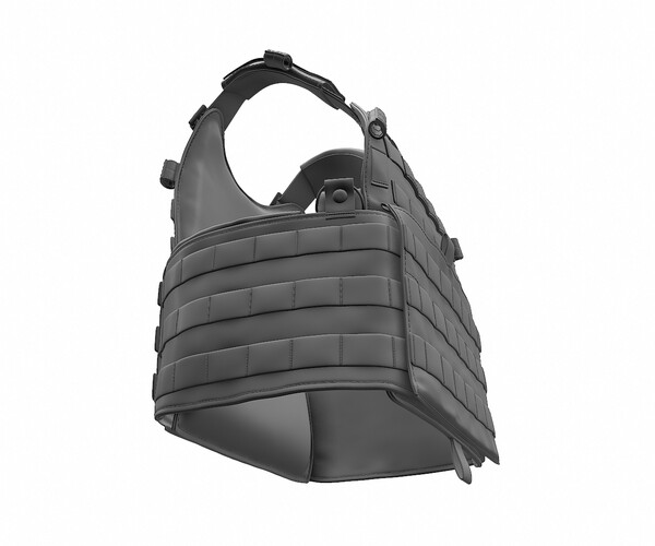 ArtStation - Military Bulletproof Plate Carrier Vest LBT 6094 High Poly ...