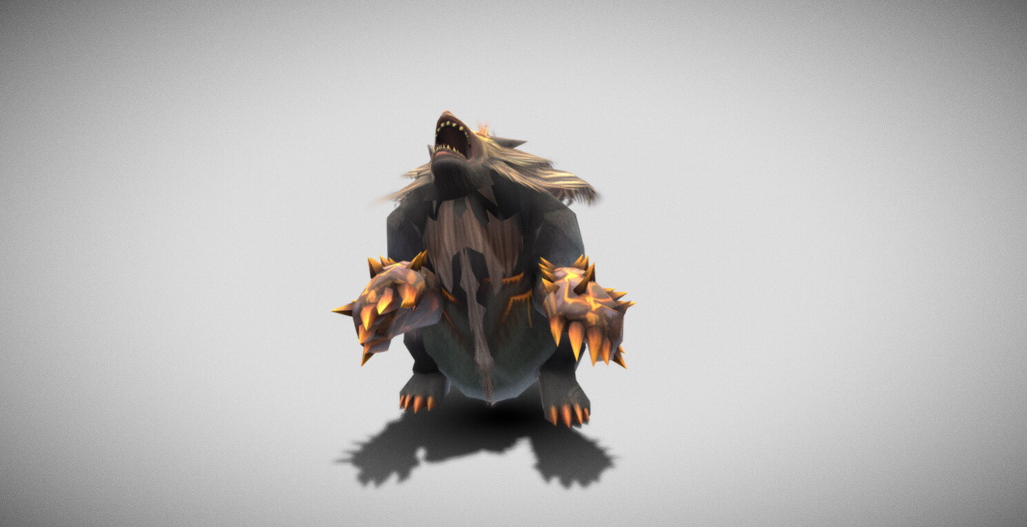 ArtStation - Dungeon Fantasy Monster - Bear Berserkers | Game Assets