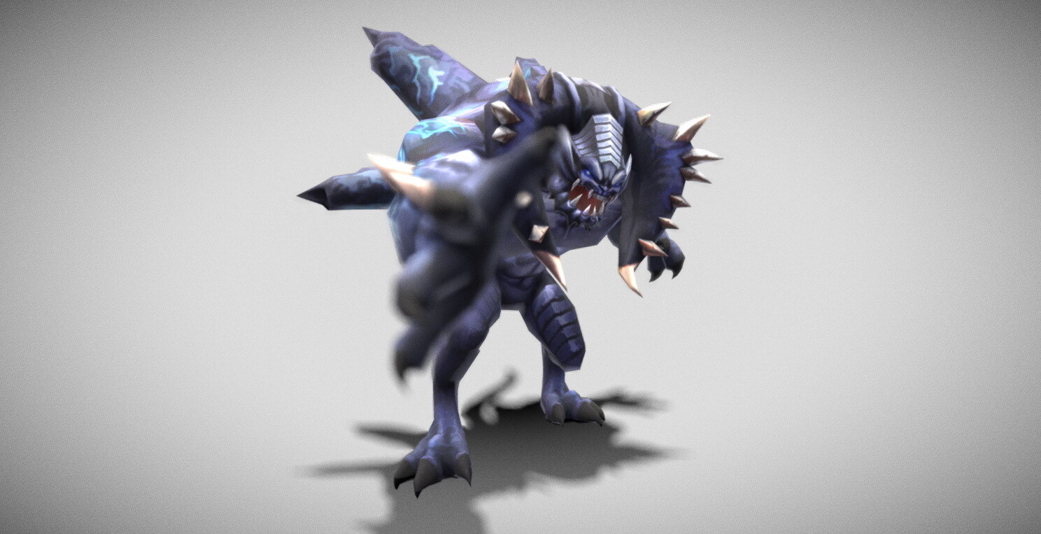 ArtStation - Dungeon Fantasy Monster - Hell Warrior | Game Assets