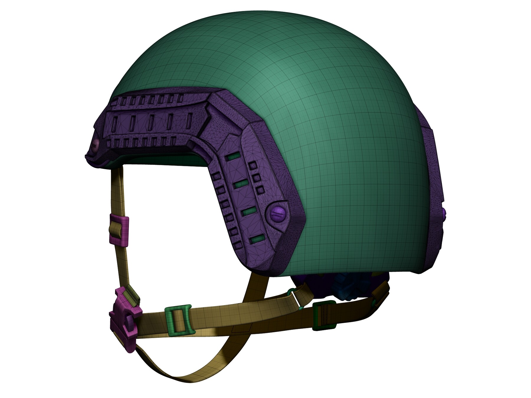 ArtStation - Ops Core Fast Ballistic Helmet - High Poly 3d model (ZTL ...