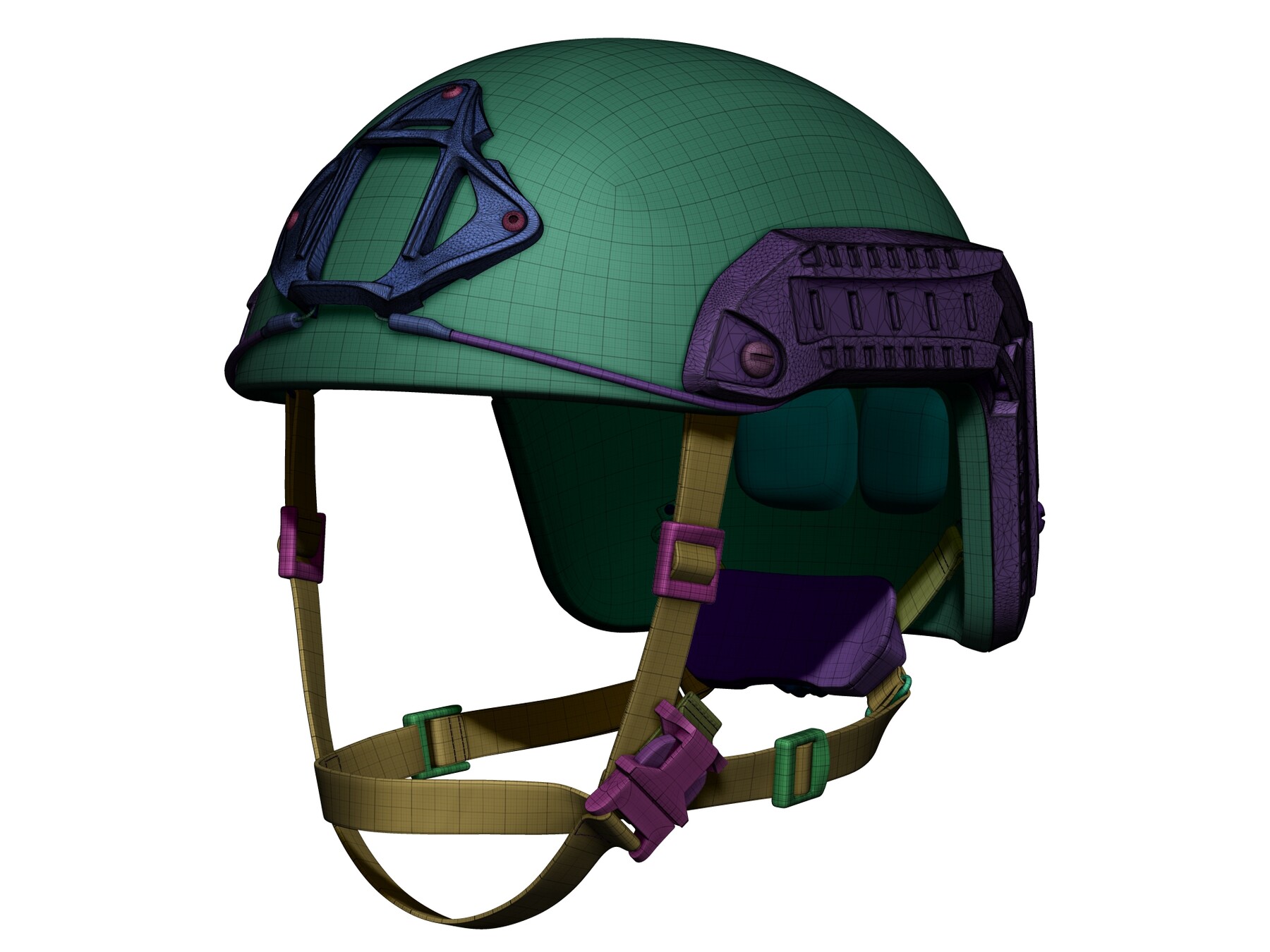 ArtStation - Ops Core Fast Ballistic Helmet - High Poly 3d model (ZTL ...