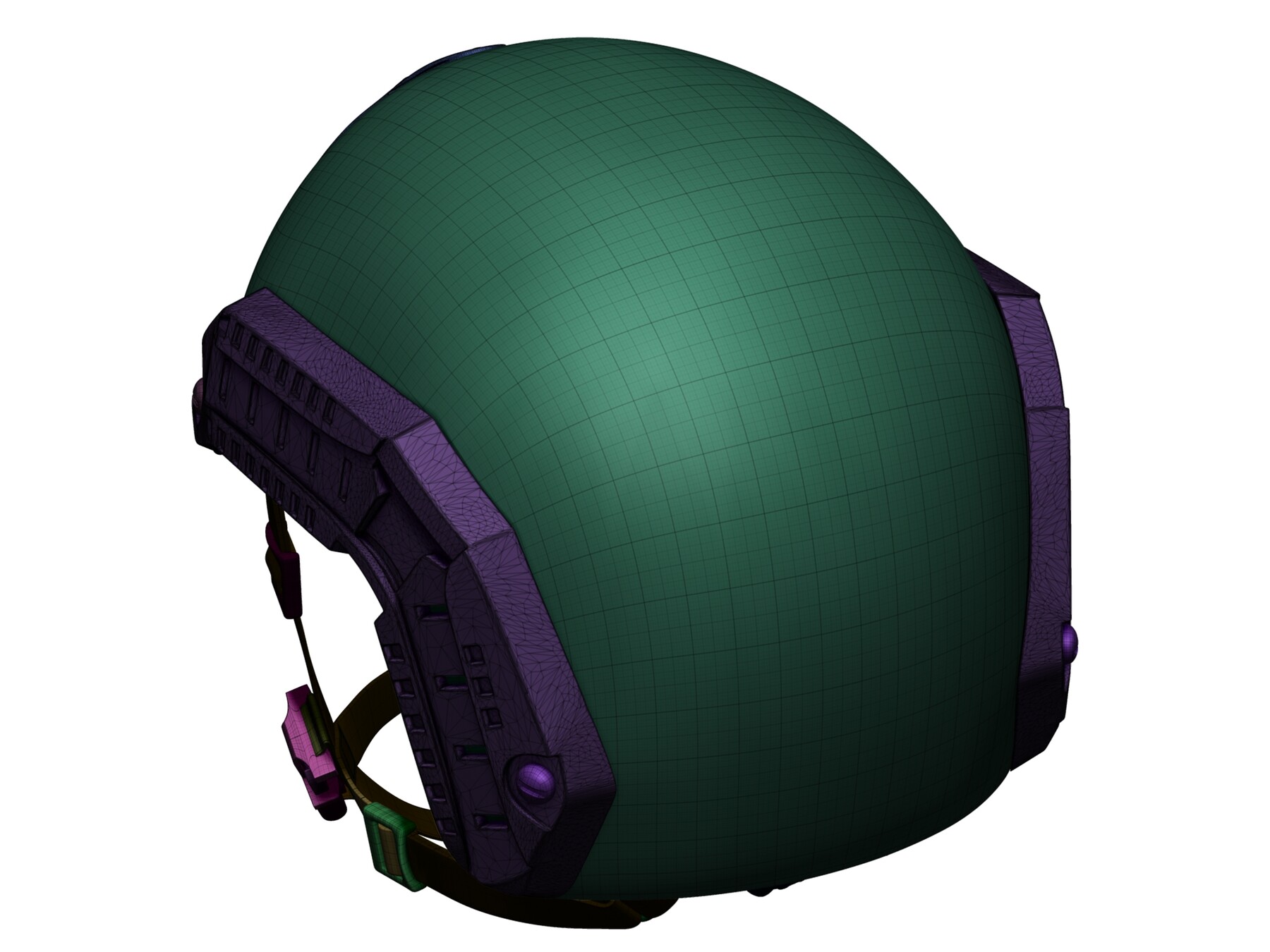 ArtStation - Ops Core Fast Ballistic Helmet - High Poly 3d model (ZTL ...