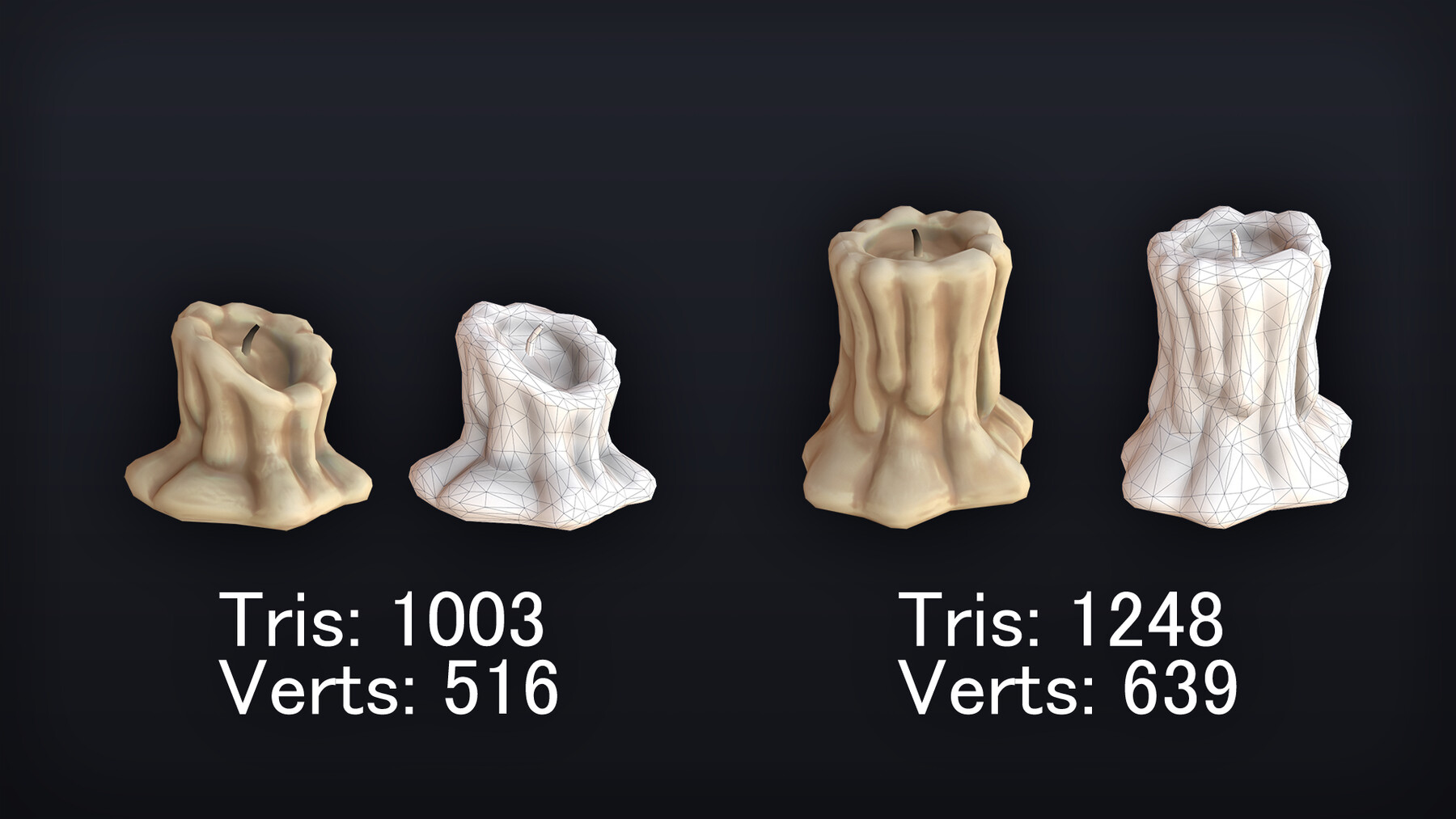 ArtStation - Stylized Candles | Game Assets
