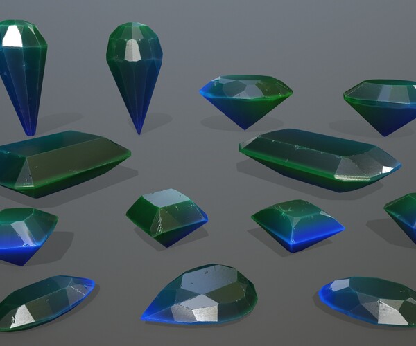 ArtStation - Gem Set | Game Assets
