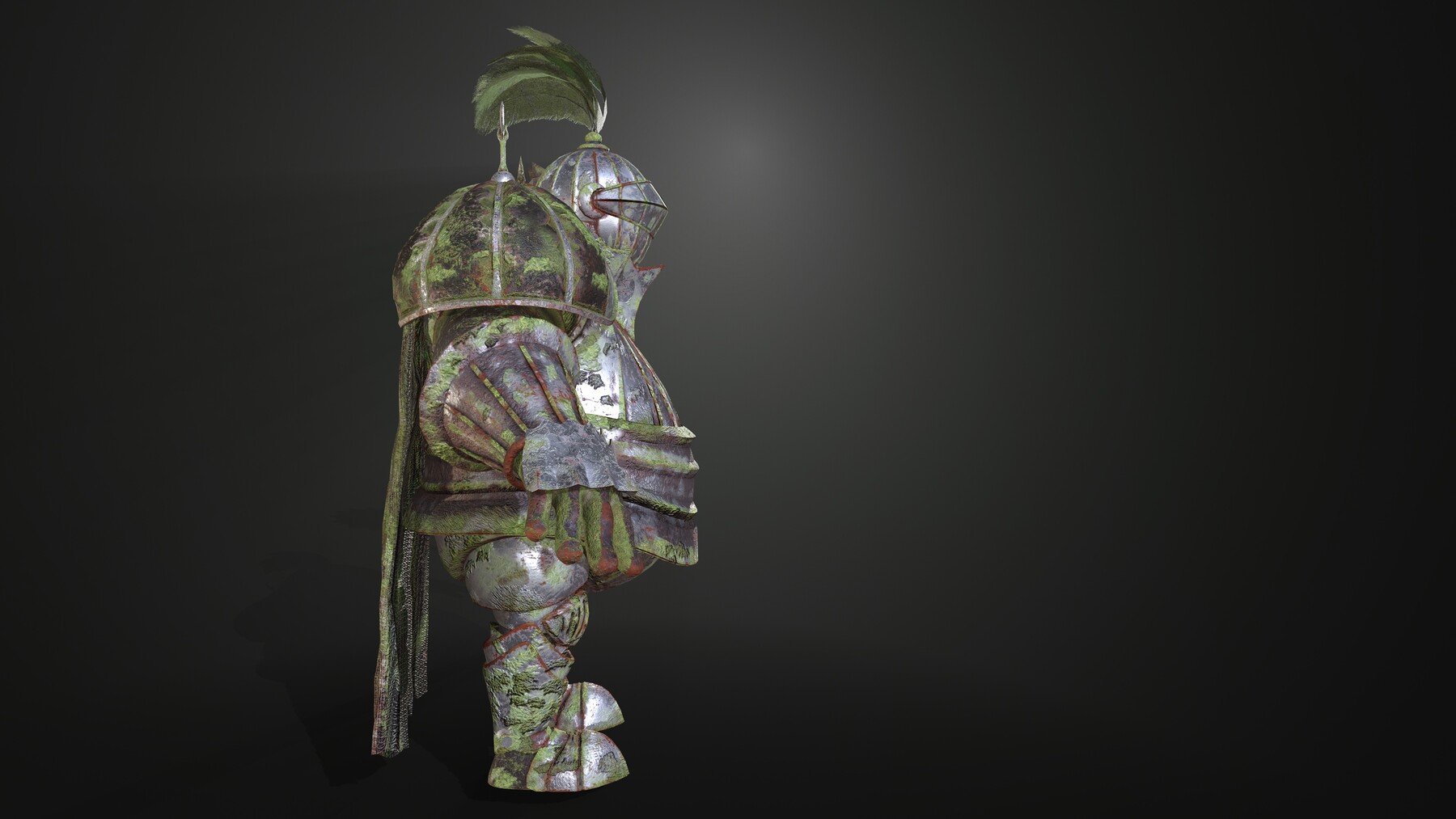 ArtStation - Rottund knight Low-poly 3D model | Game Assets