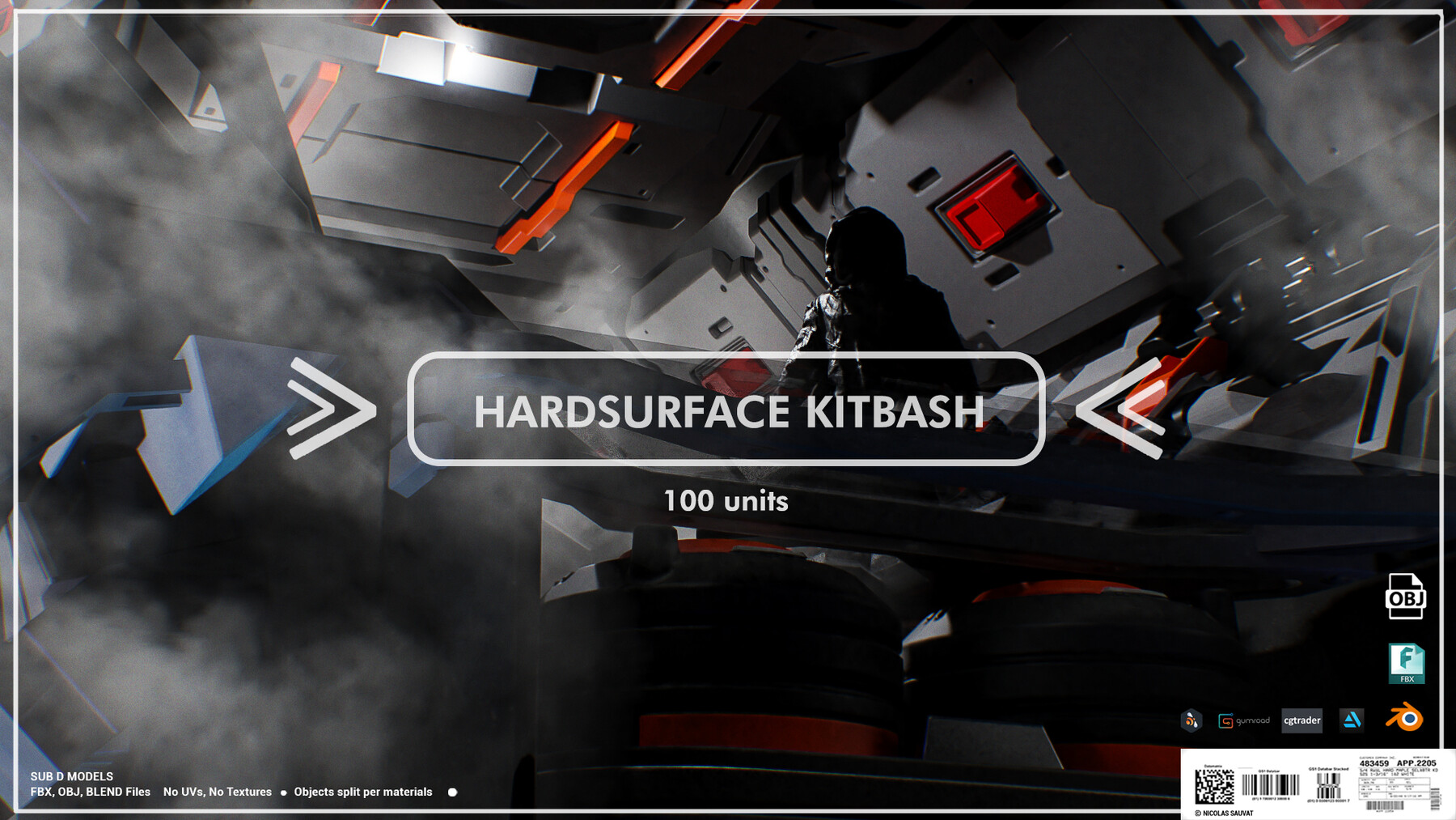 ArtStation - Hardsurface Kitbash Set | Resources