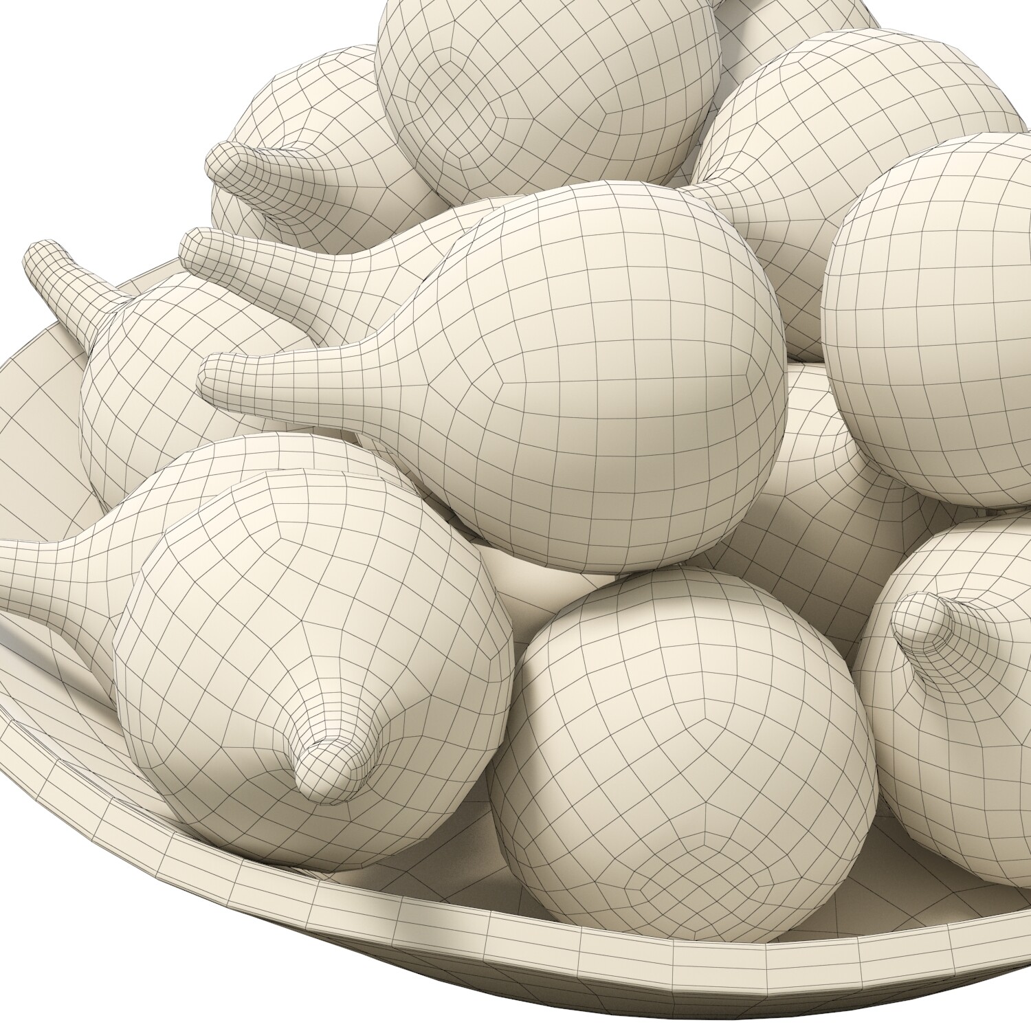 ArtStation - 3D Model / Food Set 22 / Bowl of Figs | Resources