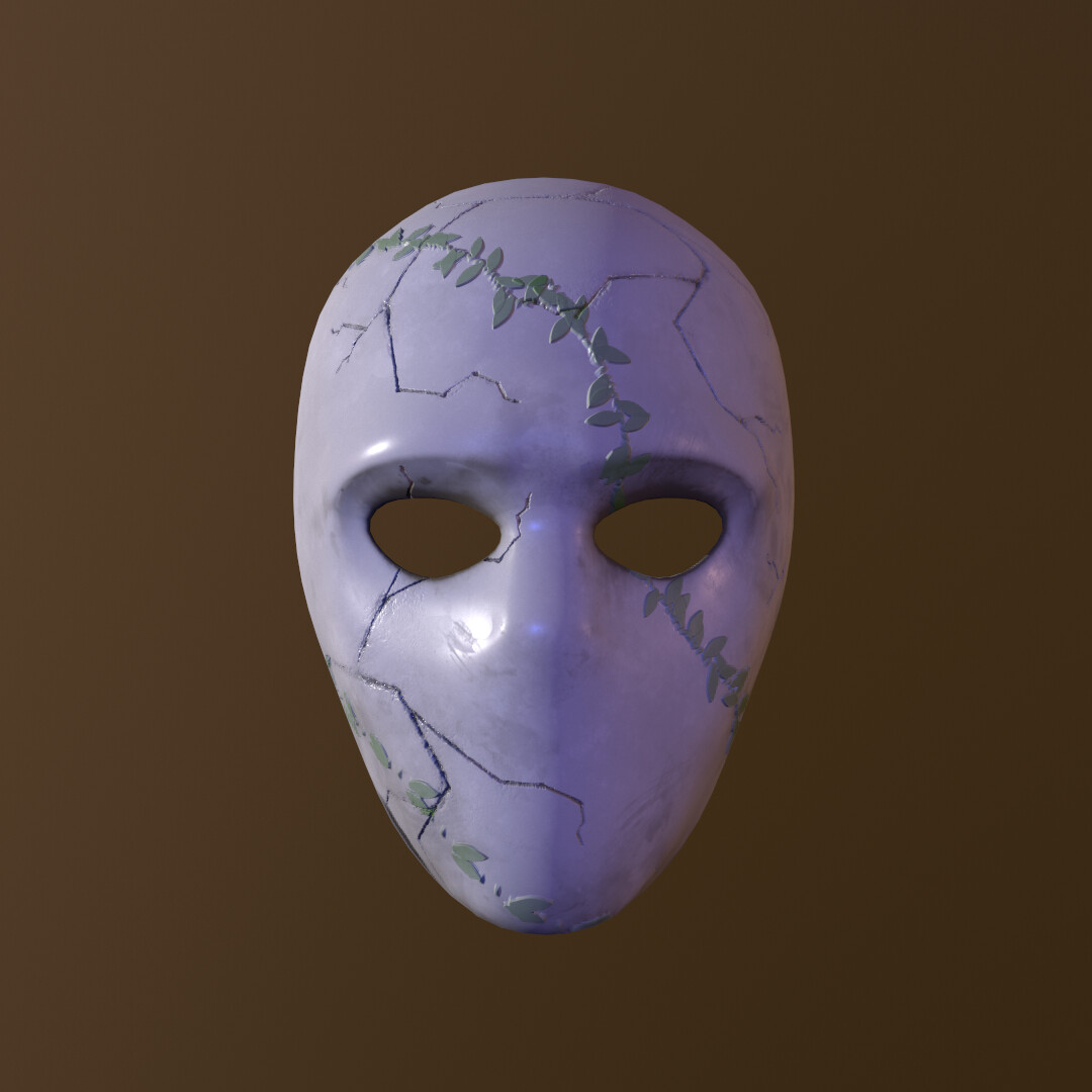 ArtStation - Stranger`s Mask- Game Ready Low-poly 3D model | Resources