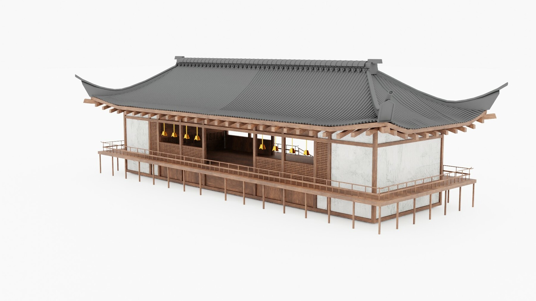 ArtStation - JAPAN TRADITIONAL BUILDING Low-poly | Game Assets