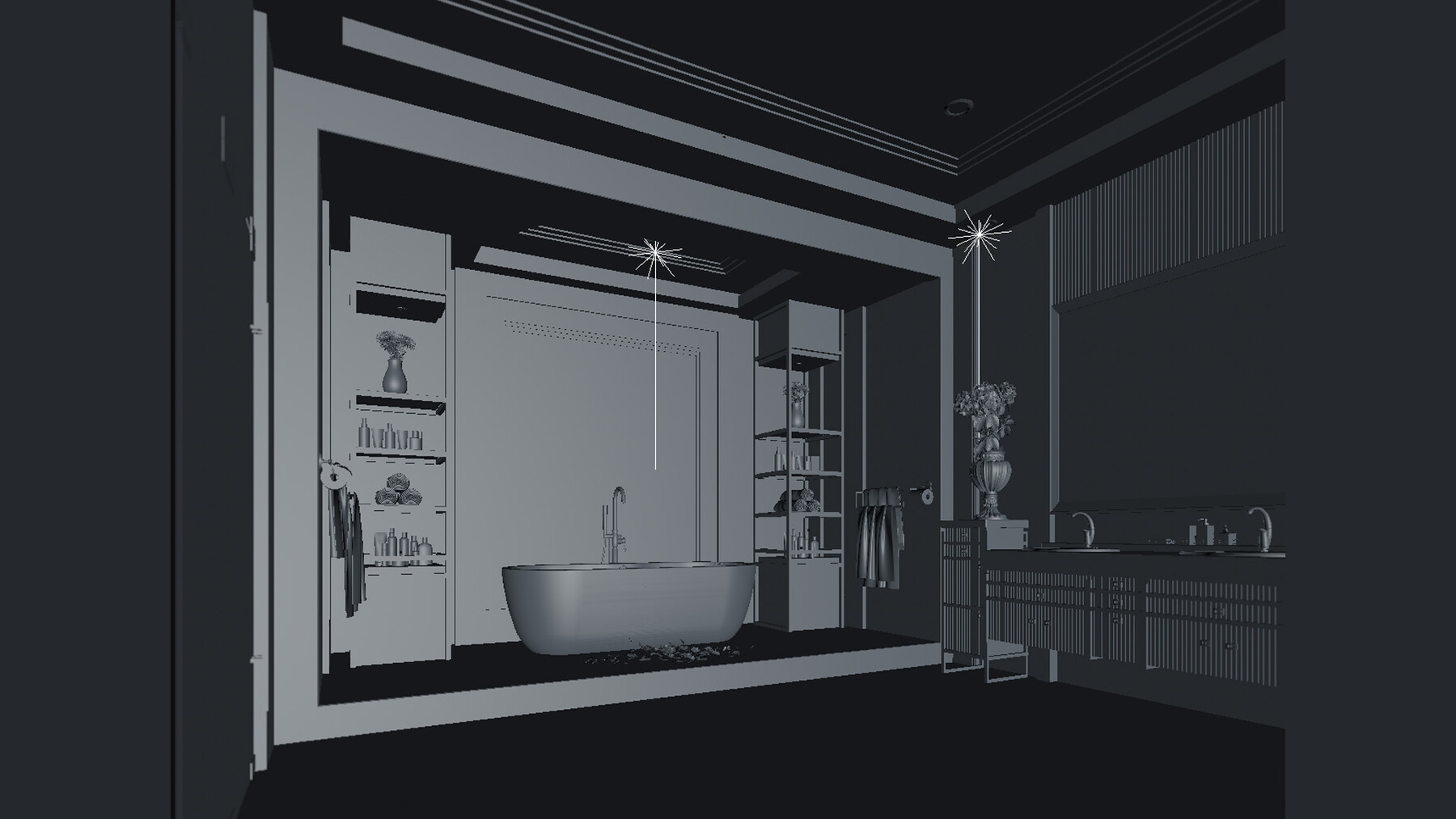 ArtStation - SCENE BATHROOM | Tutorials