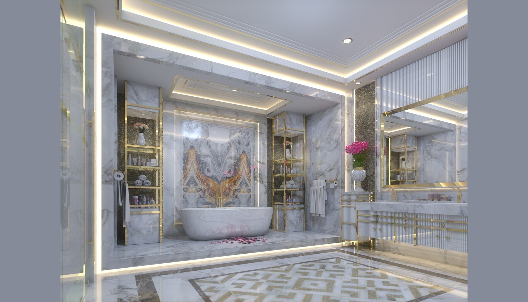 ArtStation - SCENE BATHROOM | Tutorials