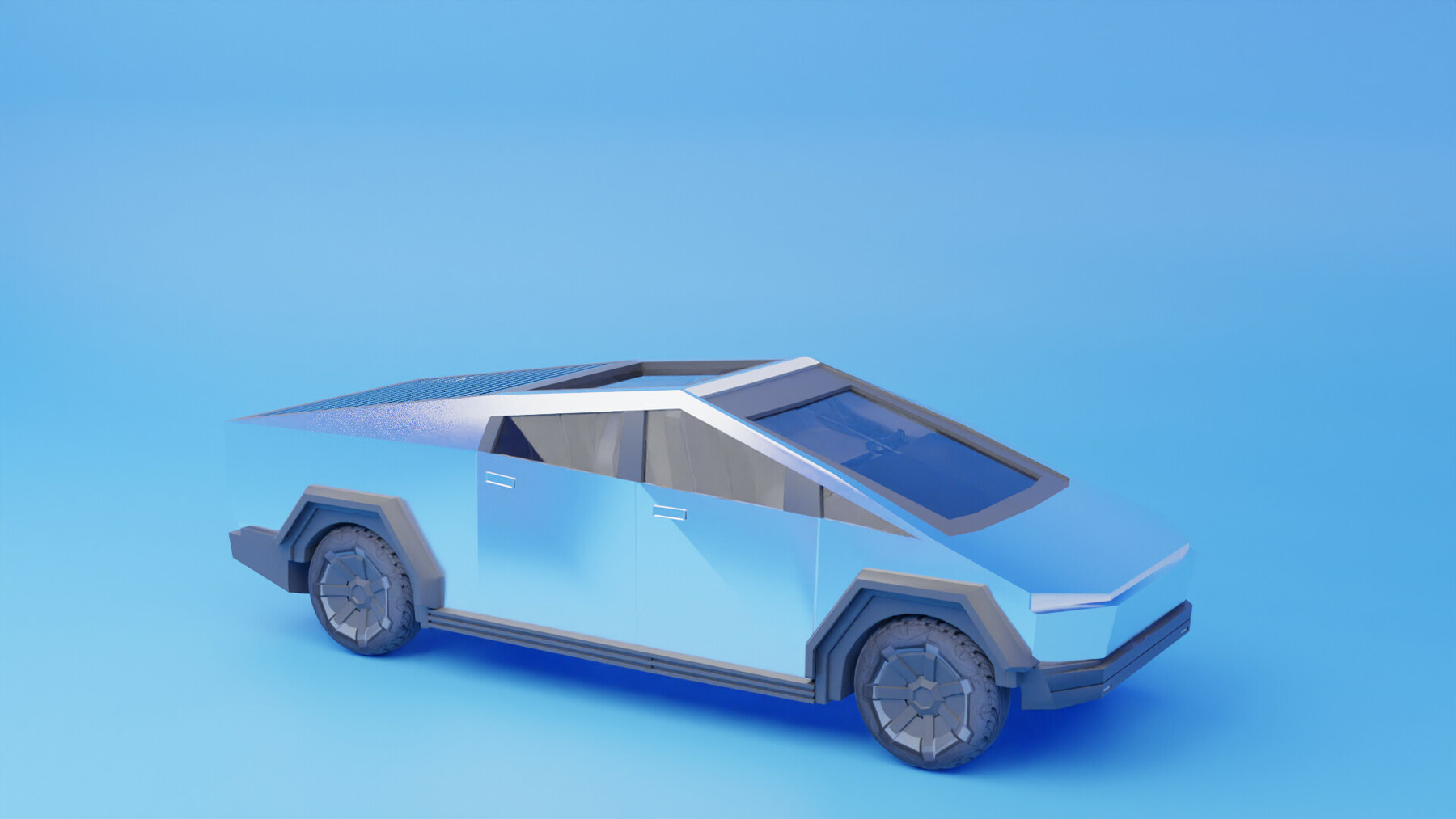 ArtStation - CYBER TRUCK | Game Assets