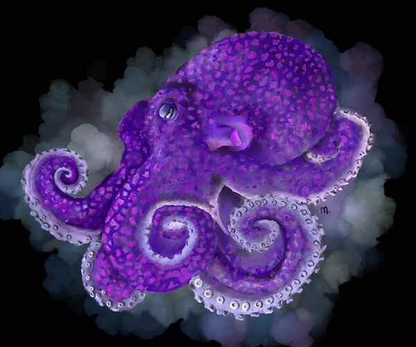 ArtStation - Octopus - Purple | Artworks