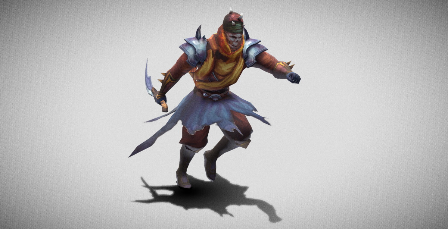 ArtStation - Dungeon Fantasy Monster - Desert Skeleton Assassin | Game ...