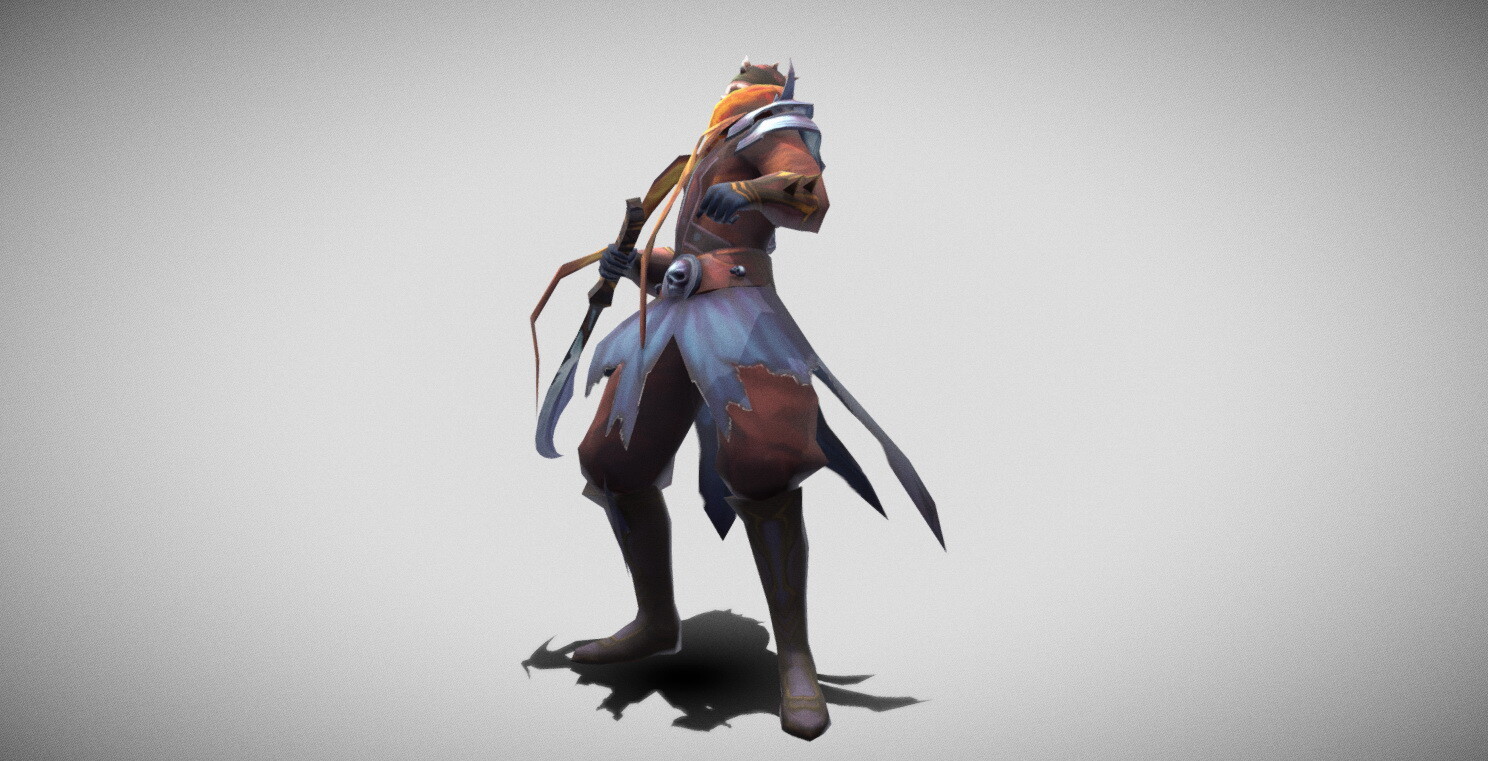 ArtStation - Dungeon Fantasy Monster - Desert Skeleton Assassin | Game ...