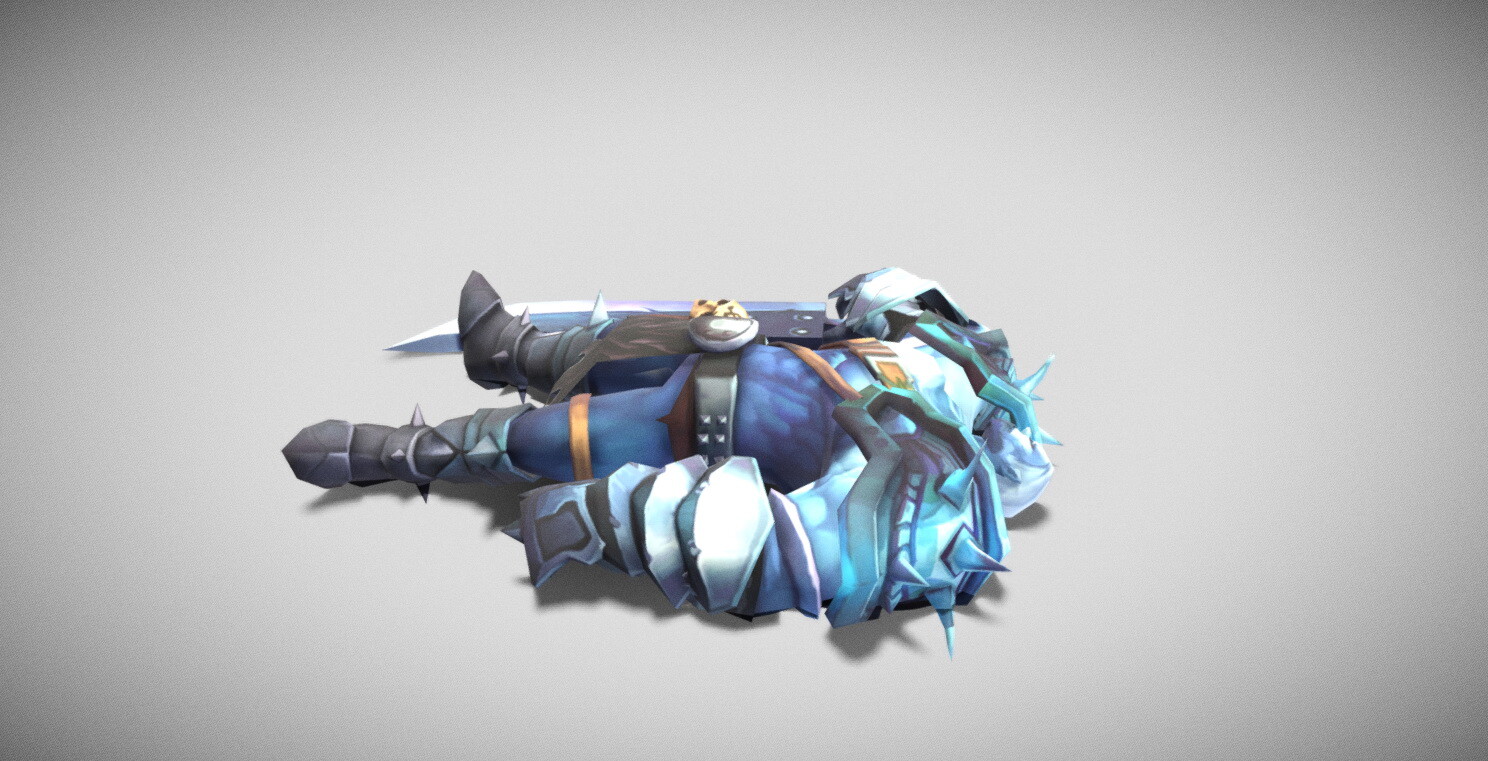 ArtStation - Dungeon Fantasy Monster - Lord of Ice | Game Assets