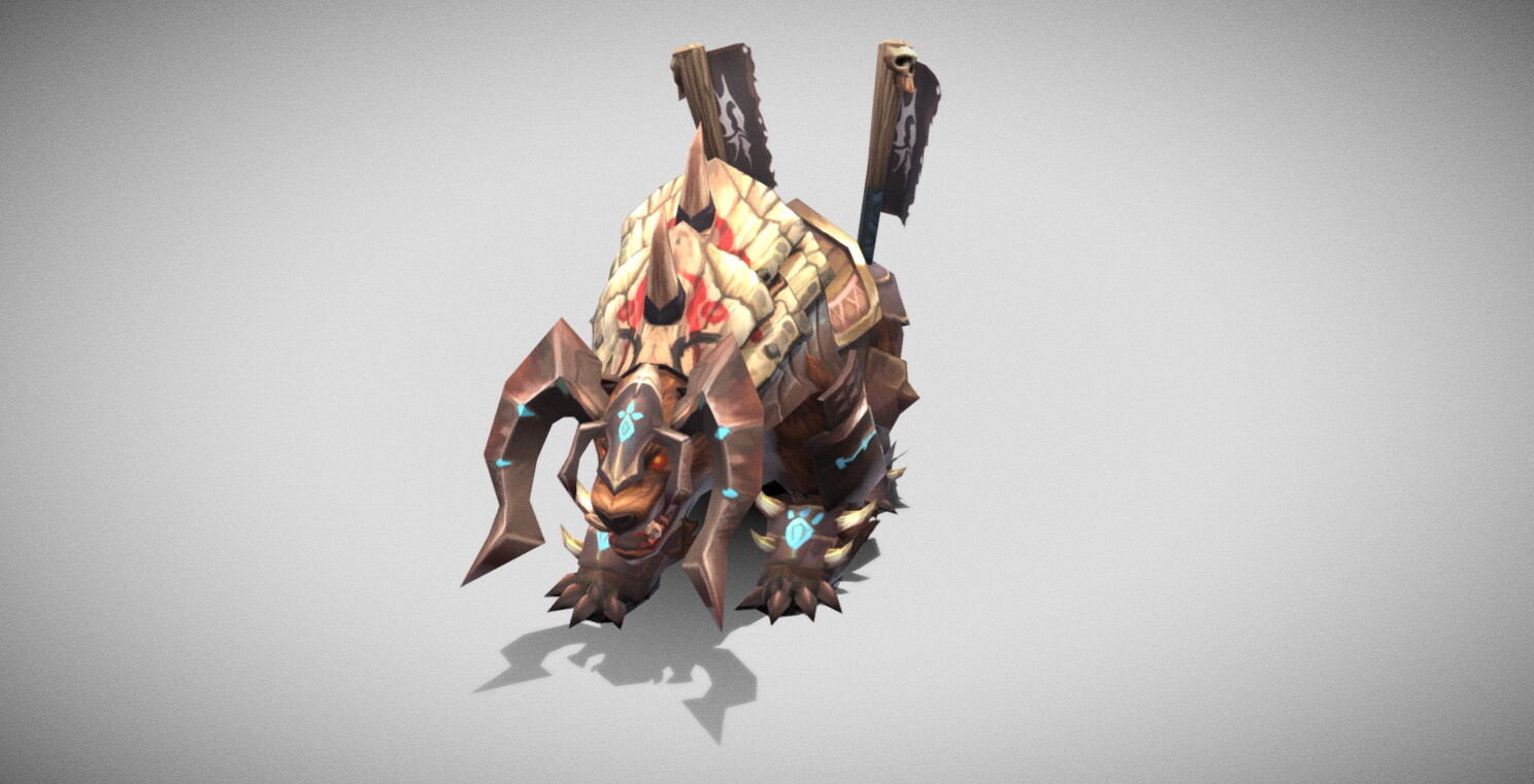 ArtStation - Dungeon Fantasy Monster - Armor Bull | Game Assets