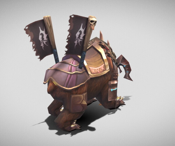 ArtStation - Dungeon Fantasy Monster - Armor Bull | Game Assets