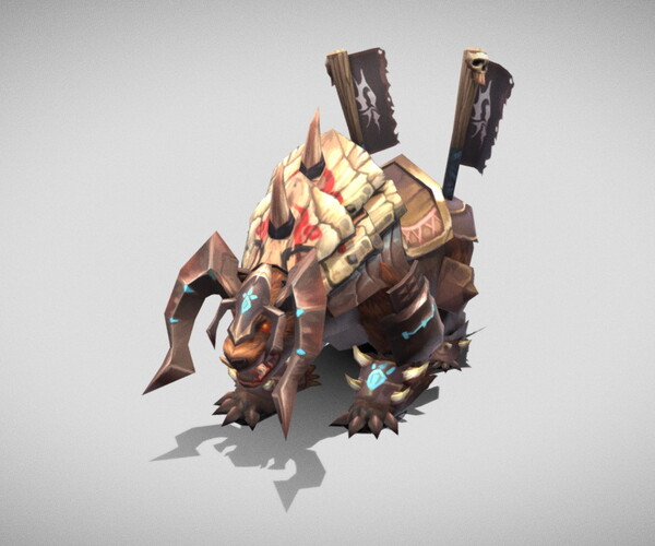 ArtStation - Dungeon Fantasy Monster - Armor Bull | Game Assets