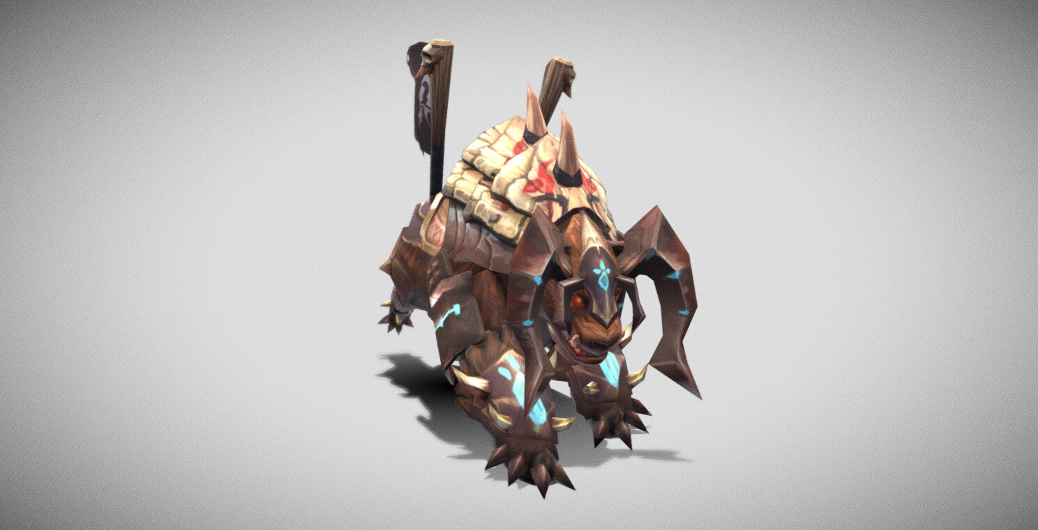 ArtStation - Dungeon Fantasy Monster - Armor Bull | Game Assets