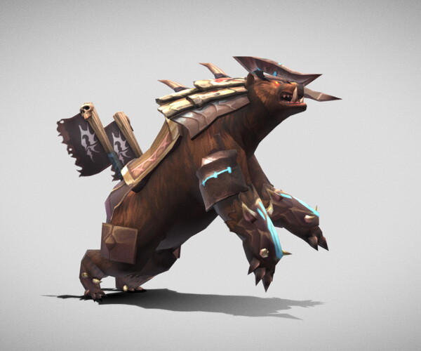 ArtStation - Dungeon Fantasy Monster - Armor Bull | Game Assets