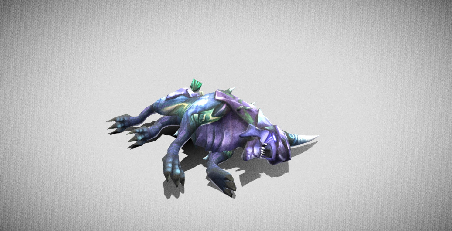 ArtStation - Dungeon Fantasy Monster - Armor Leopard | Game Assets