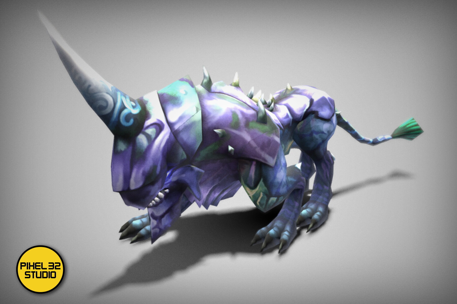 ArtStation - Dungeon Fantasy Monster - Armor Leopard | Game Assets