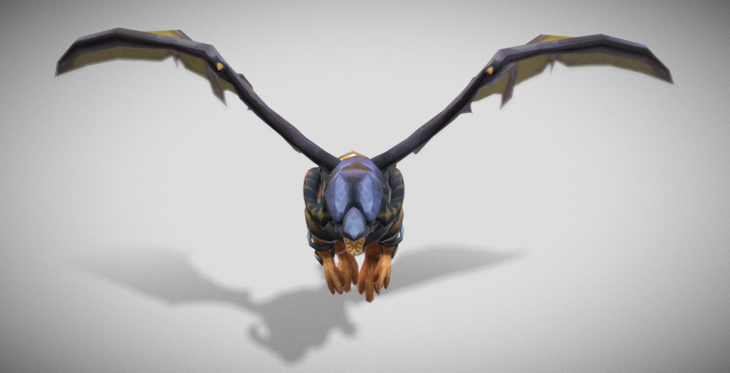 ArtStation - Dungeon Fantasy Monster - Mutant Dragon | Game Assets