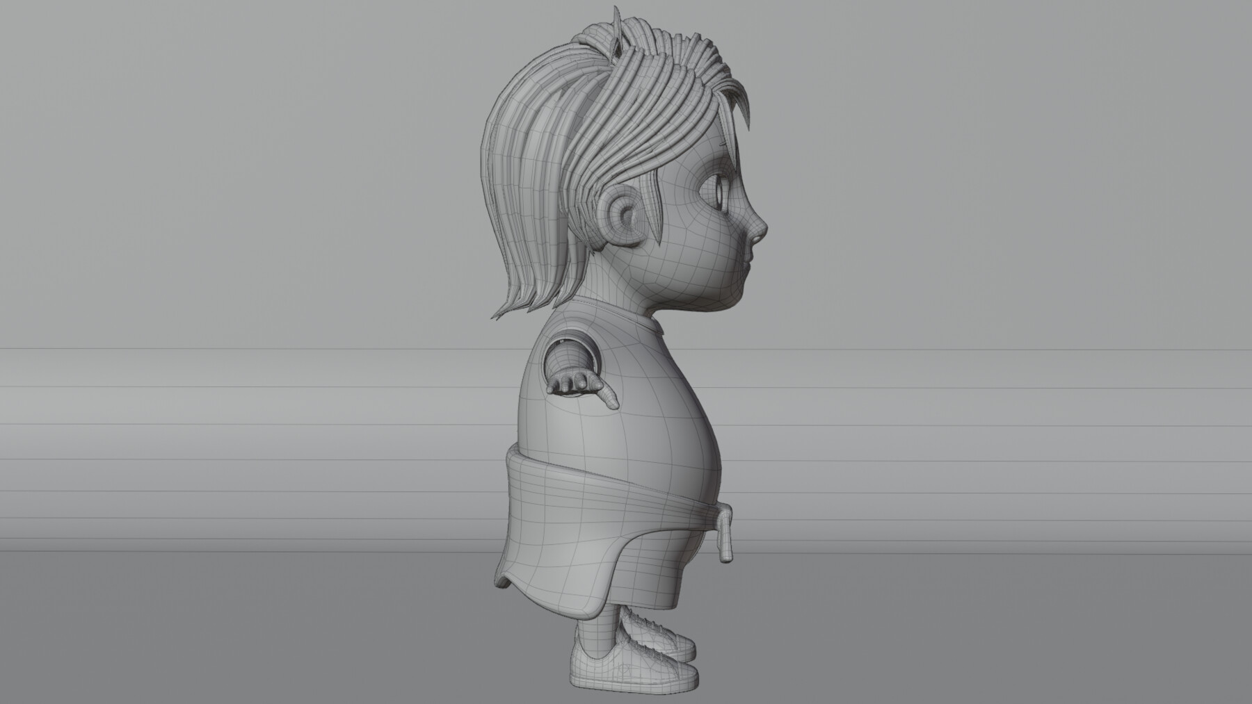 ArtStation - Cartoon Fat Boy - FULLY RIGGED | Game Assets