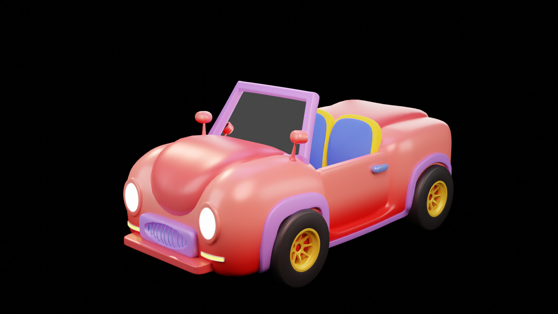 ArtStation - Cartoon Car | Game Assets