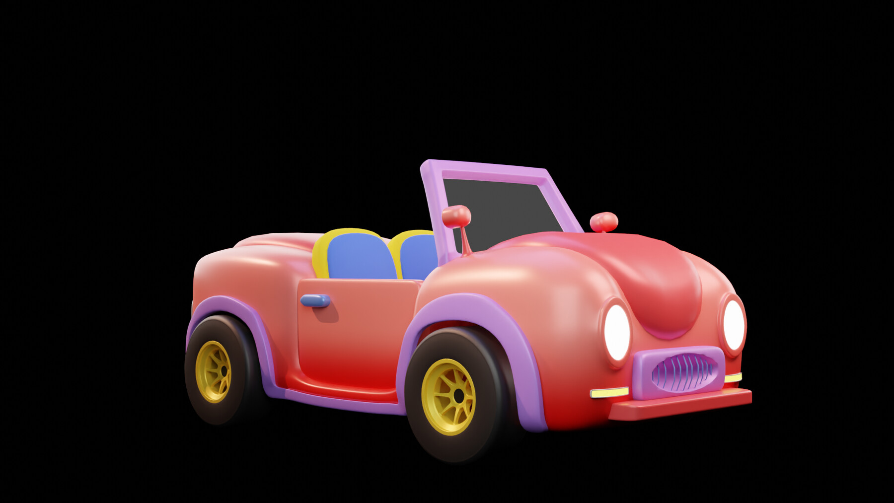 ArtStation - Cartoon Car | Game Assets