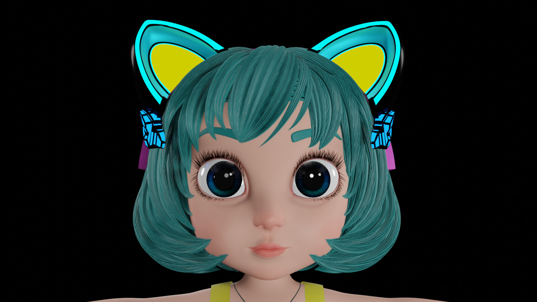 ArtStation - Cartoon girl - READY TO RIG | Game Assets