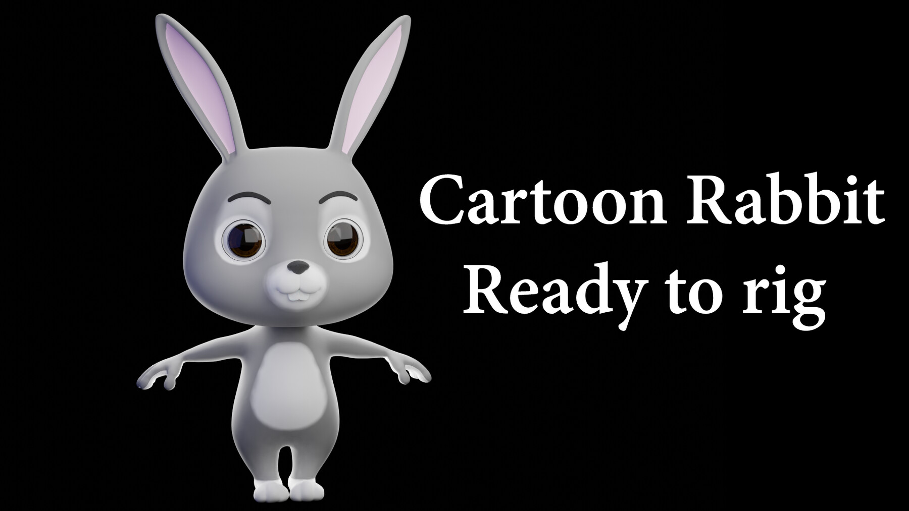 ArtStation - Cartoon Rabbit - READY TO RIG | Resources