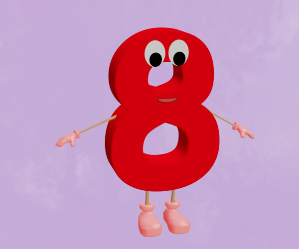 ArtStation - Rigged Numbers | Resources